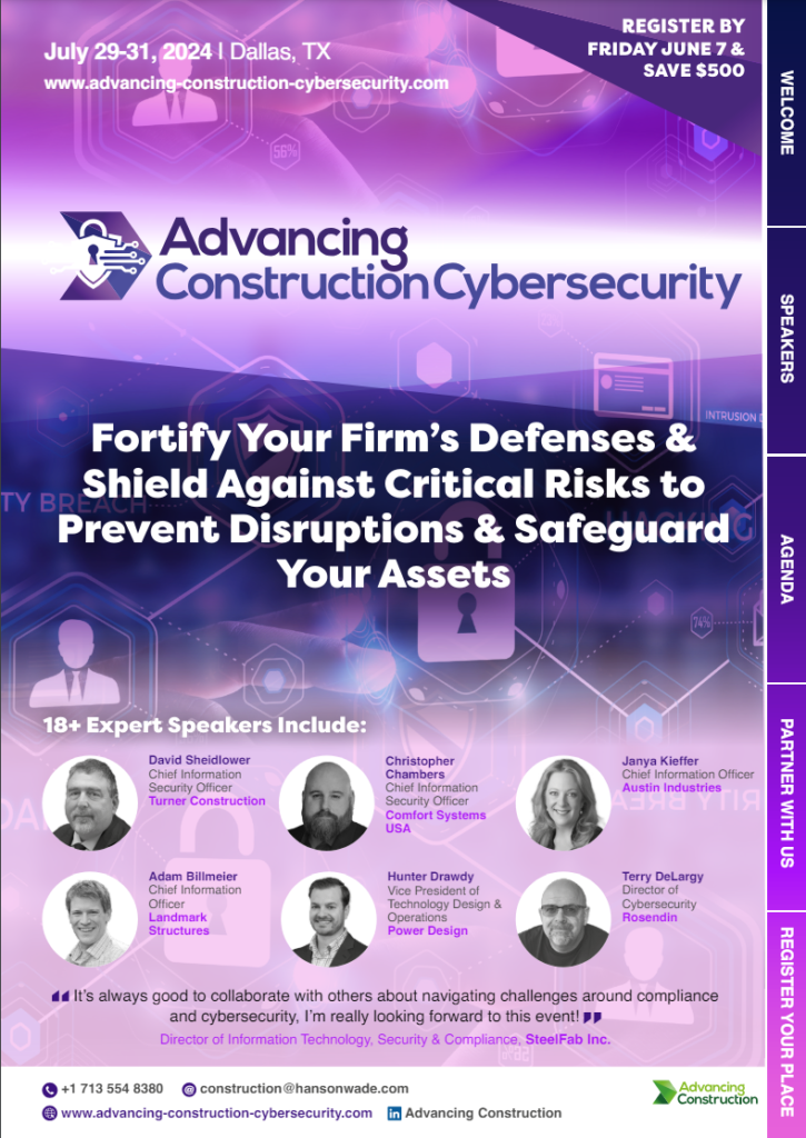 Full Event Guide - Advancing Construction Cybersecurity 2024