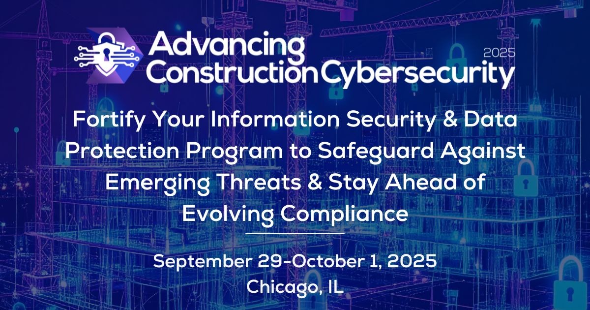 Home - Advancing Construction Cybersecurity 2025