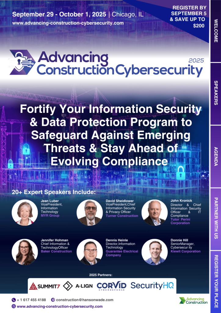 Full Event Guide - Advancing Construction Cybersecurity 2025